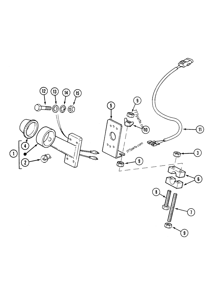W5120303 FIXING BRACKET - Case spare part | 777parts.com