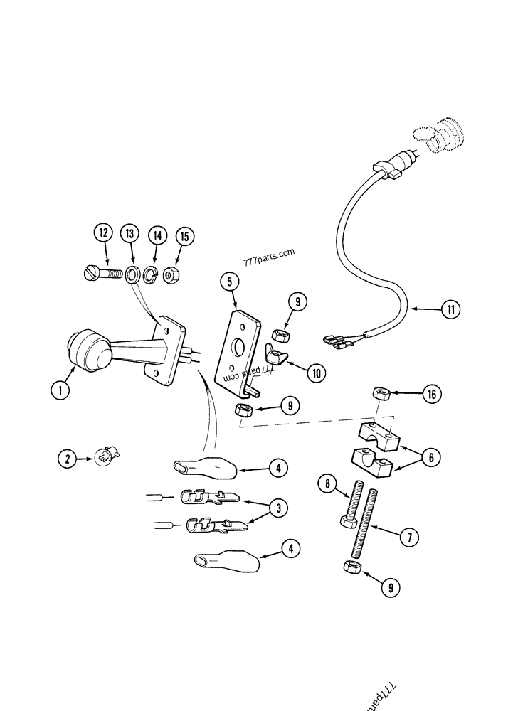 W5120303 FIXING BRACKET - Case spare part | 777parts.com