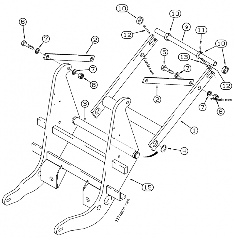 H350363 PIPE - Case spare part | 777parts.com