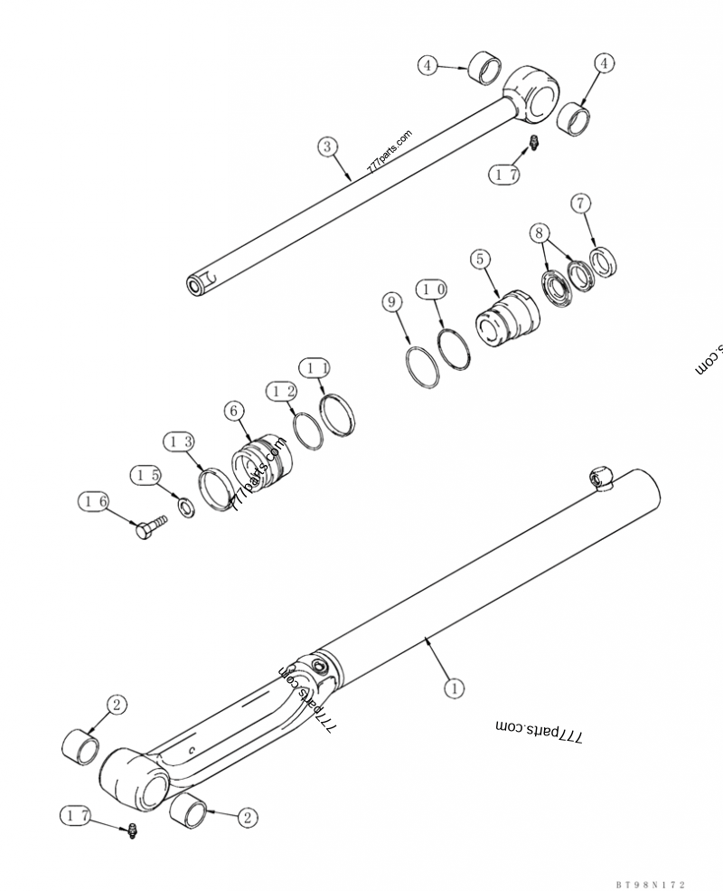 117830A2 GLAND - Case spare part | 777parts.com