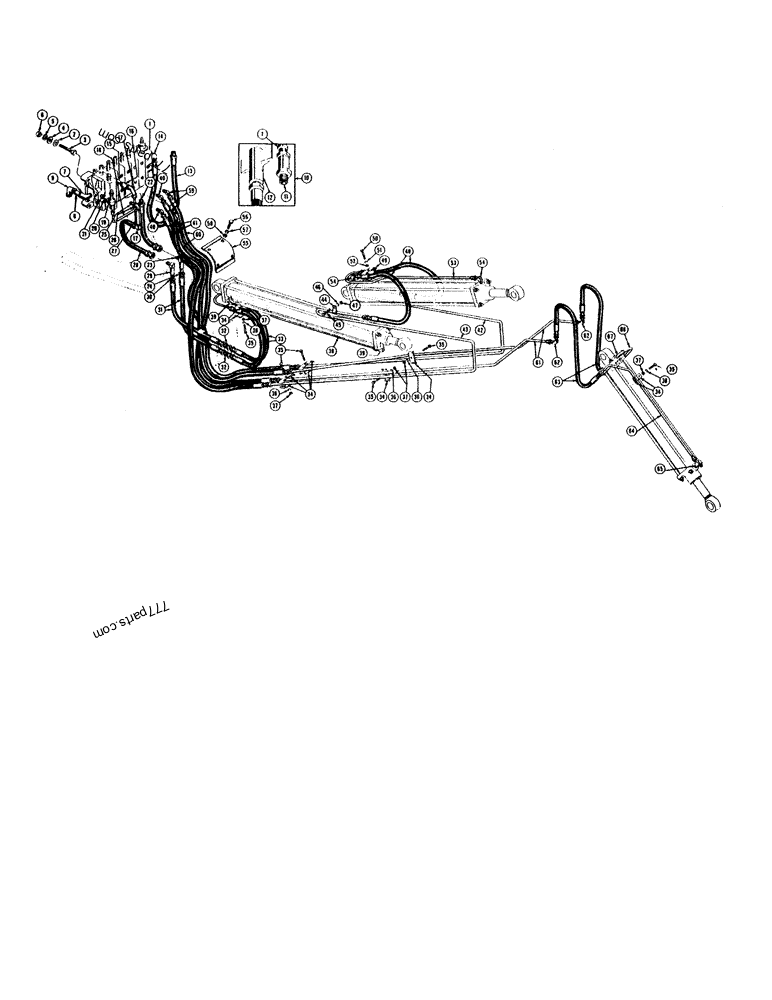 36232 HOSE ASSY. - Case spare part | 777parts.com