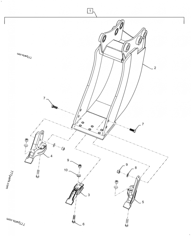 47792971 TOOTH - Case spare part | 777parts.com