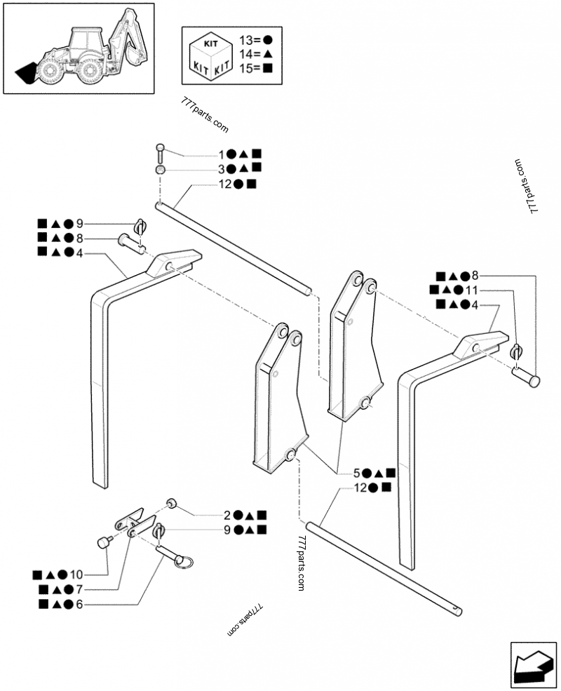 87302720 CONVERSION KIT - Case spare part | 777parts.com