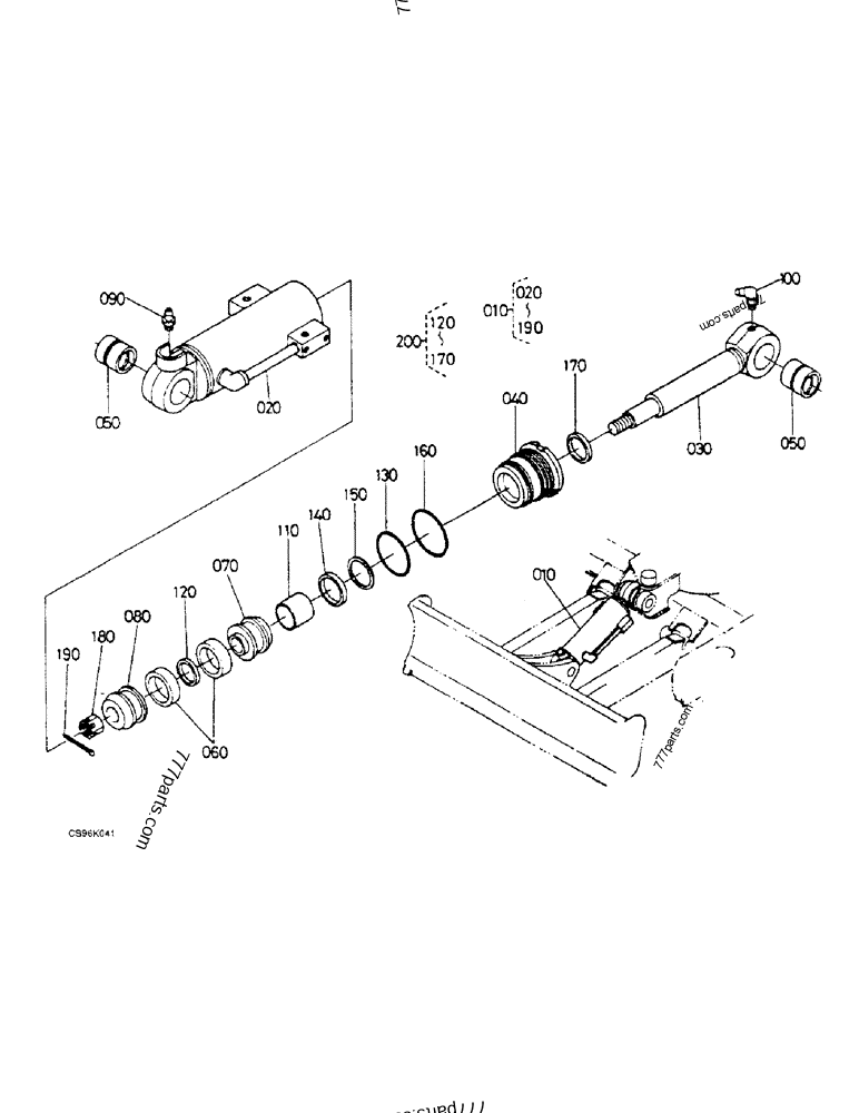 0551150545 SPLIT PIN/SAFETY PIN - Case spare part | 777parts.com