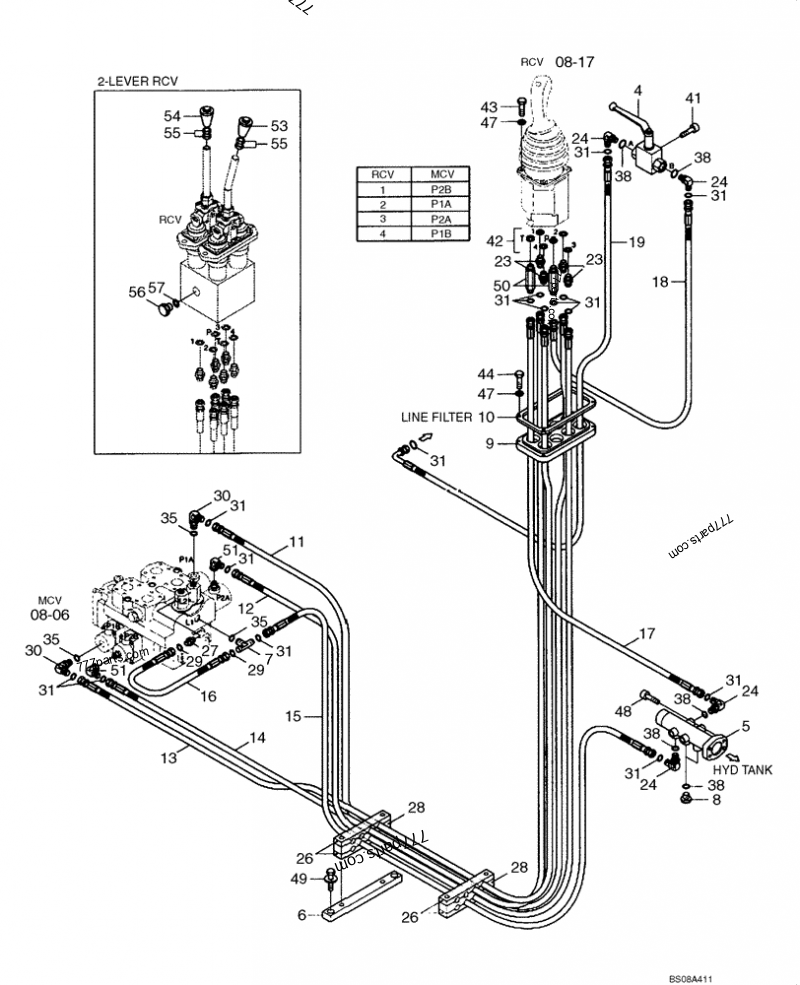 X520-110002 ELBOW,PF 3/8 x 11/16 - 16 UNF - x520110002 - Case spare ...
