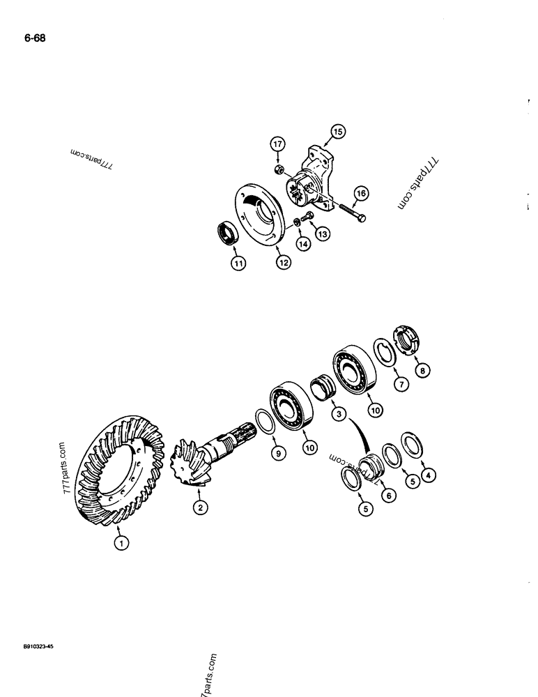 D143026 FLANGE - Case spare part | 777parts.com
