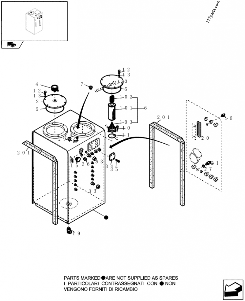 8904039 HYDRAULIC OIL FILTER - Case spare part | 777parts.com
