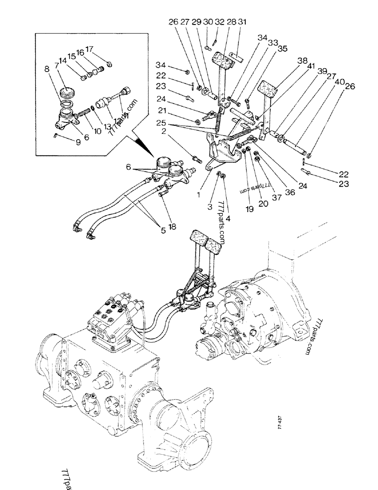 D39824 CYLINDER - Case spare part | 777parts.com