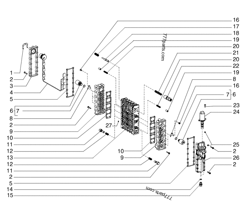 8603624 REGULATING SYSTEM - Case spare part | 777parts.com