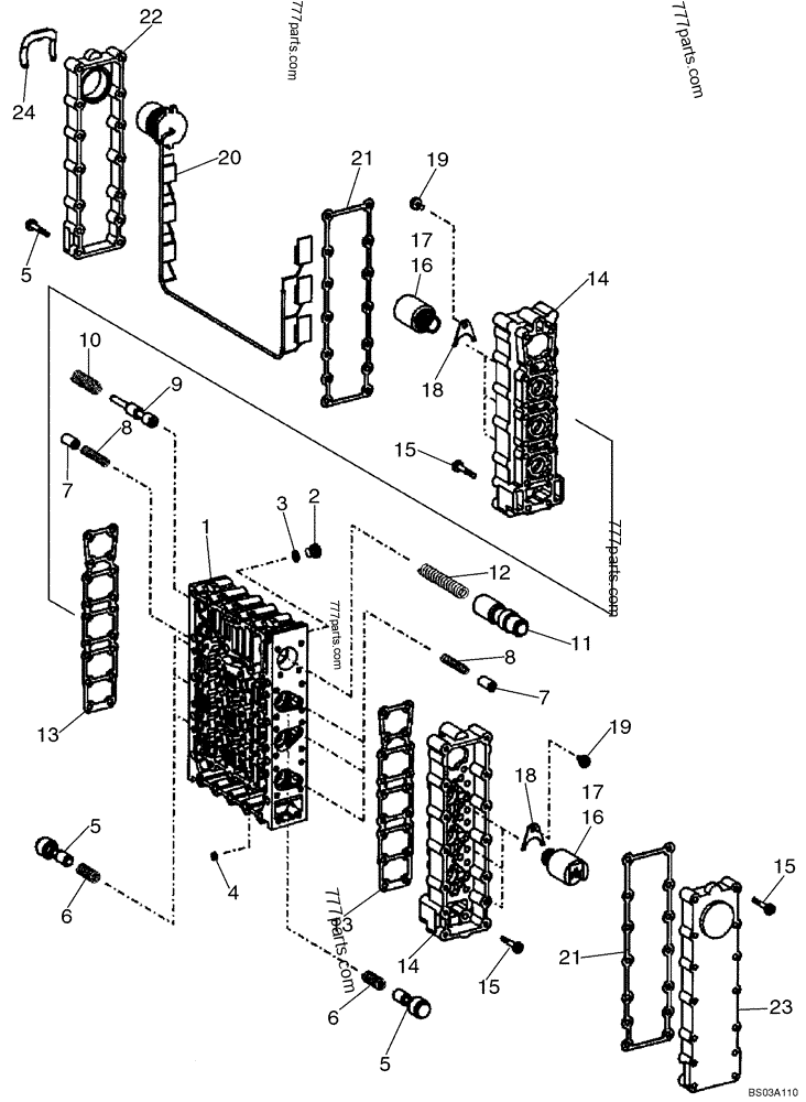 8603624 REGULATING SYSTEM - Case spare part | 777parts.com