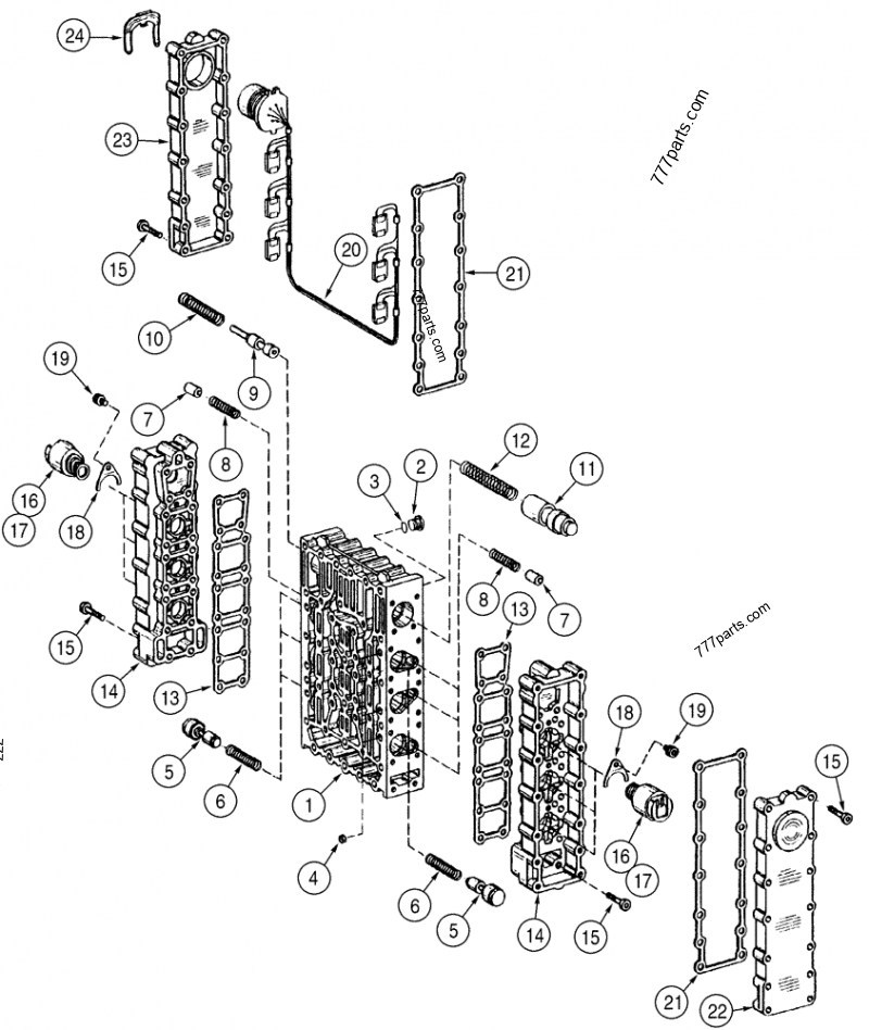 8603624 REGULATING SYSTEM - Case spare part | 777parts.com