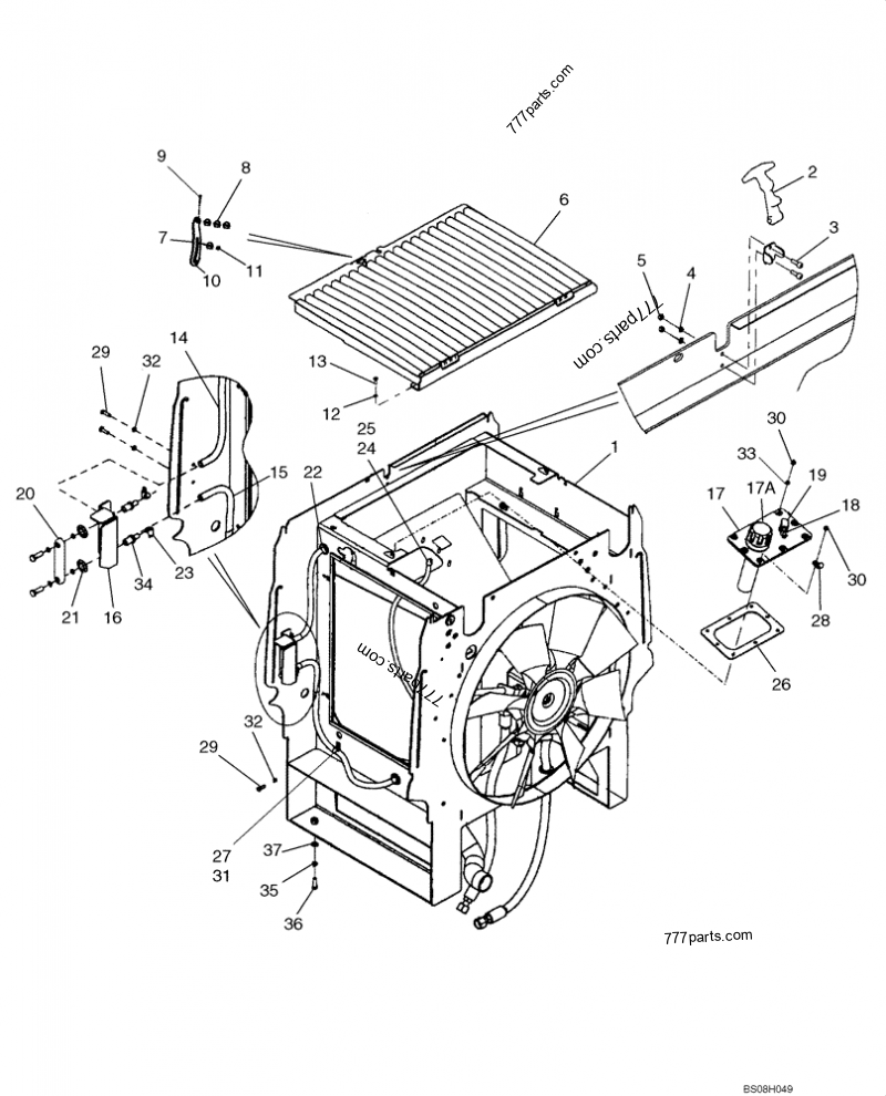8606005 CAP - Case spare part | 777parts.com