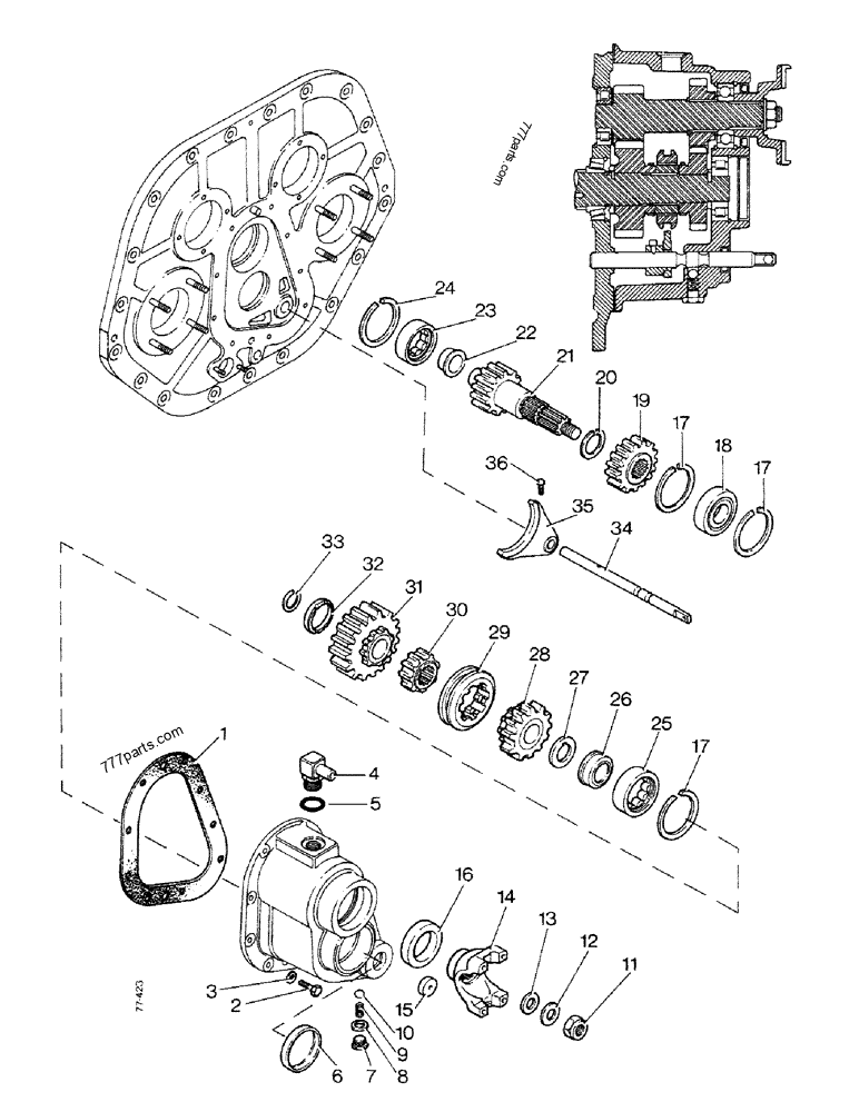 A50420 SEAL - Case spare part | 777parts.com