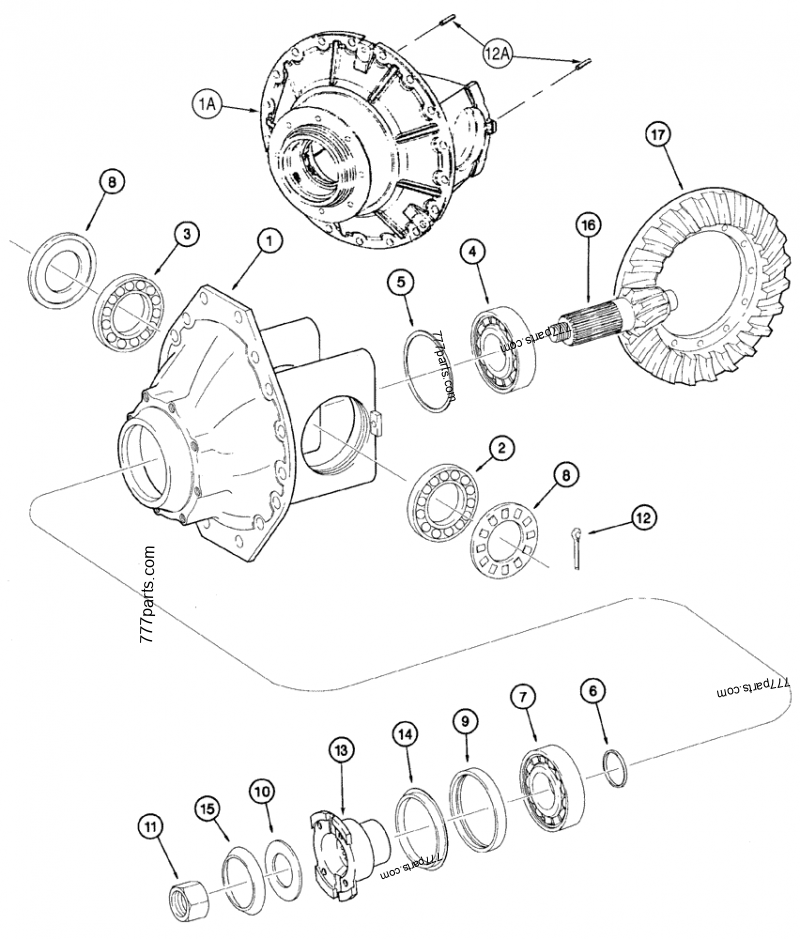 121331A1 WASHER - Case spare part | 777parts.com