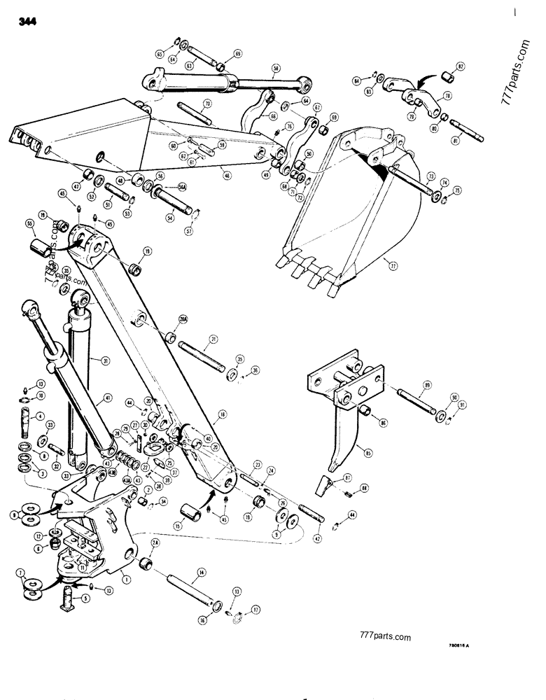 L54388 AXLE PIN - Case spare part | 777parts.com