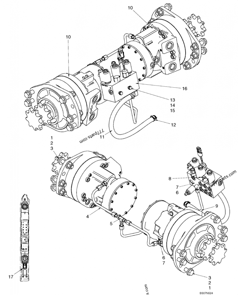 87756438 BRAKE VALVE - Case spare part | 777parts.com