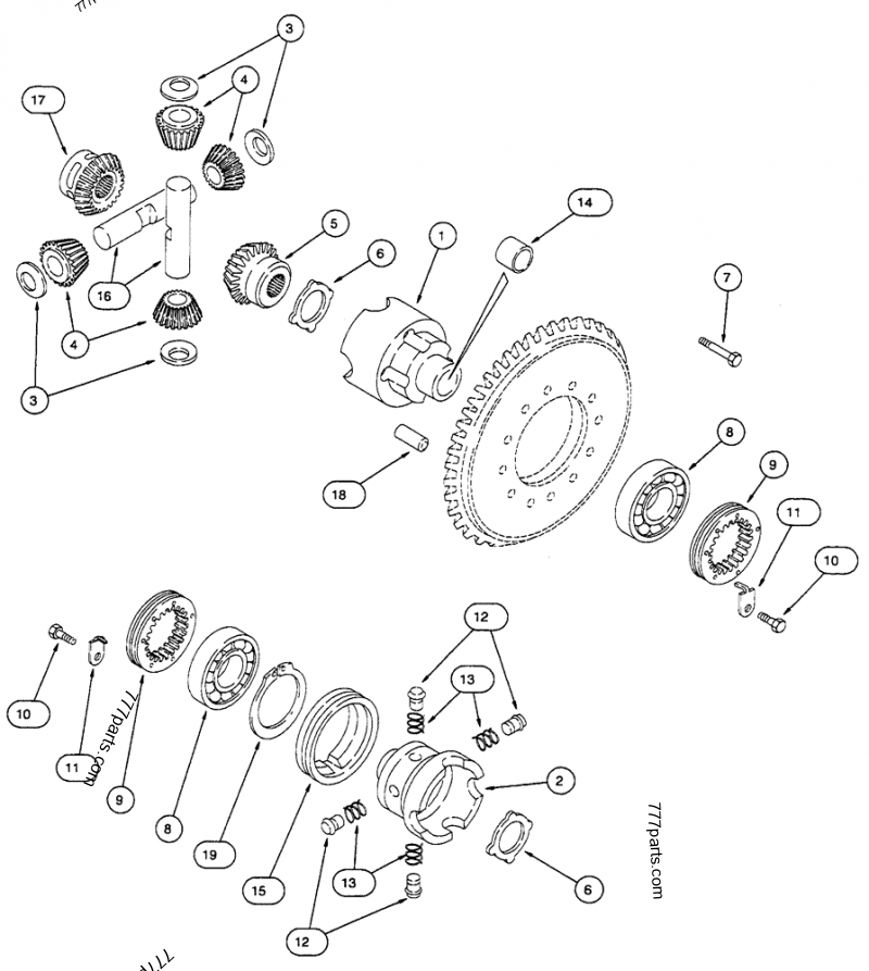 A3034505 NUT - Case spare part | 777parts.com