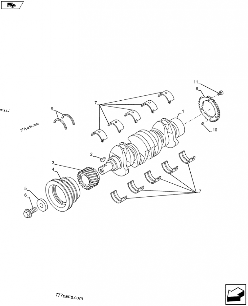 VI8980890840 REPAIR KIT - Case spare part | 777parts.com