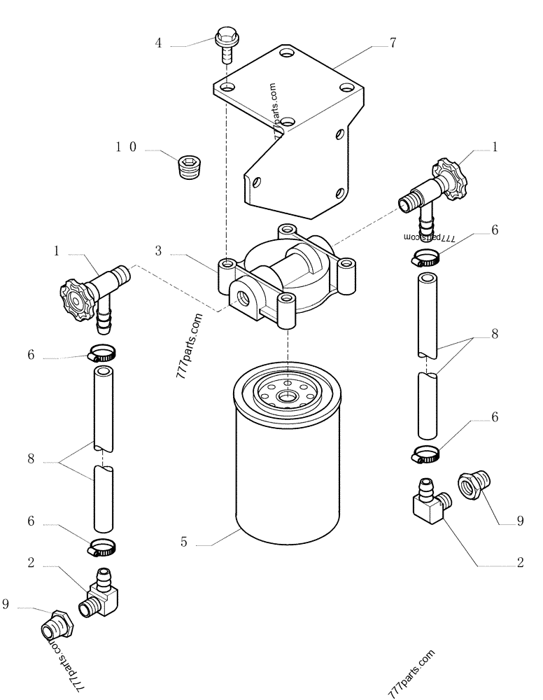 75208895 SHUT-OFF VALVE - Case spare part | 777parts.com