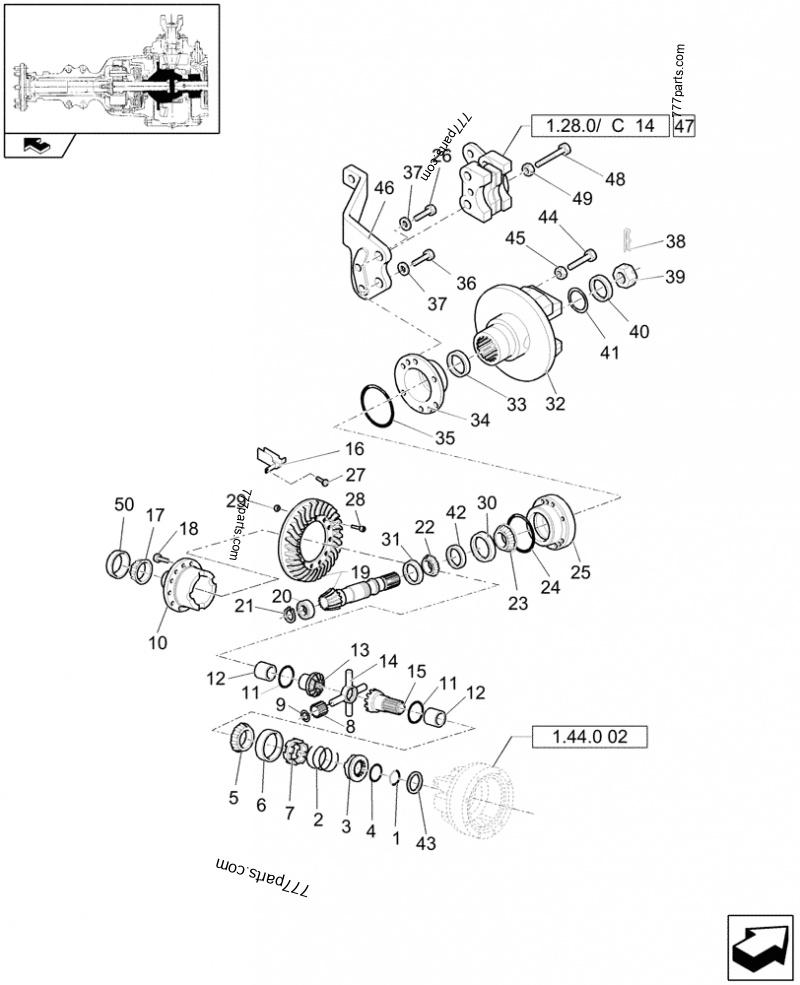 81845713 SEAL - Case spare part | 777parts.com