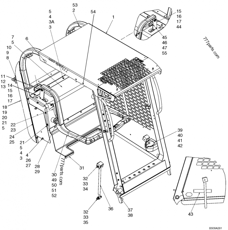 87672170 MOLDING - Case spare part | 777parts.com