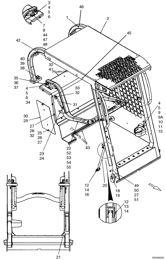 87672170 MOLDING - Case spare part | 777parts.com