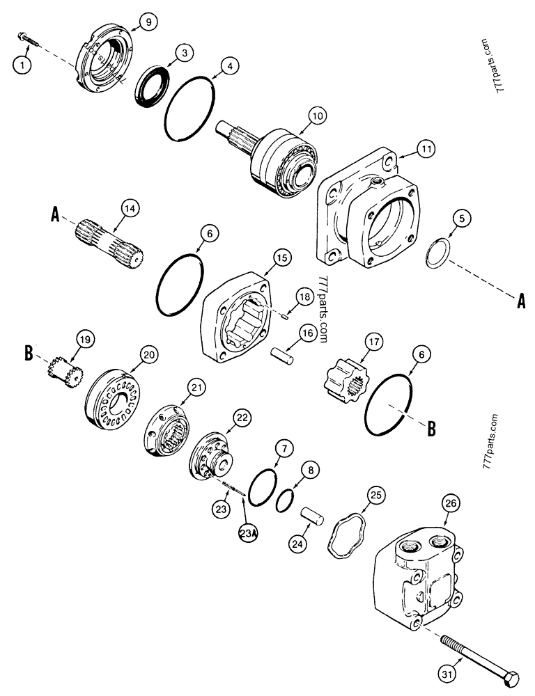 195269A1 SCREW - Case spare part | 777parts.com