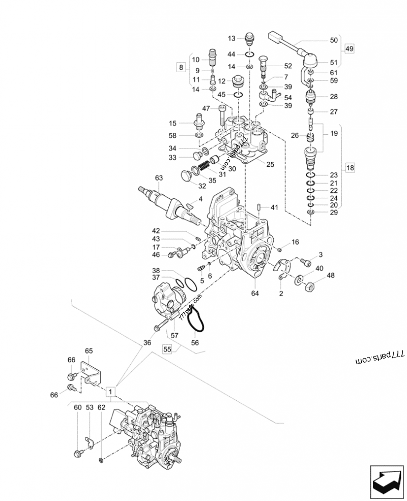 158563-51281 O-RING - 15856351281 - Case spare part | 777parts.com