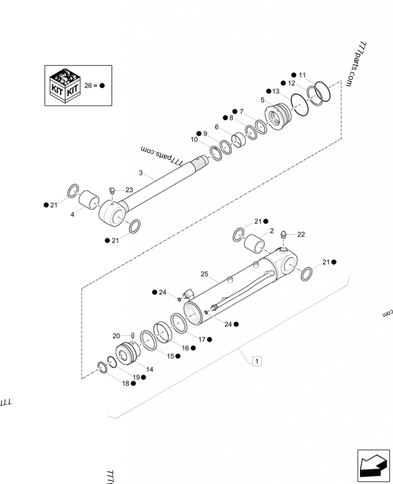 XKCD-00730 O-RING - xkcd00730 - Case spare part | 777parts.com