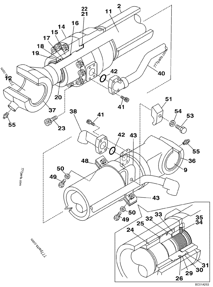160535A1 BUSHING - Case spare part | 777parts.com