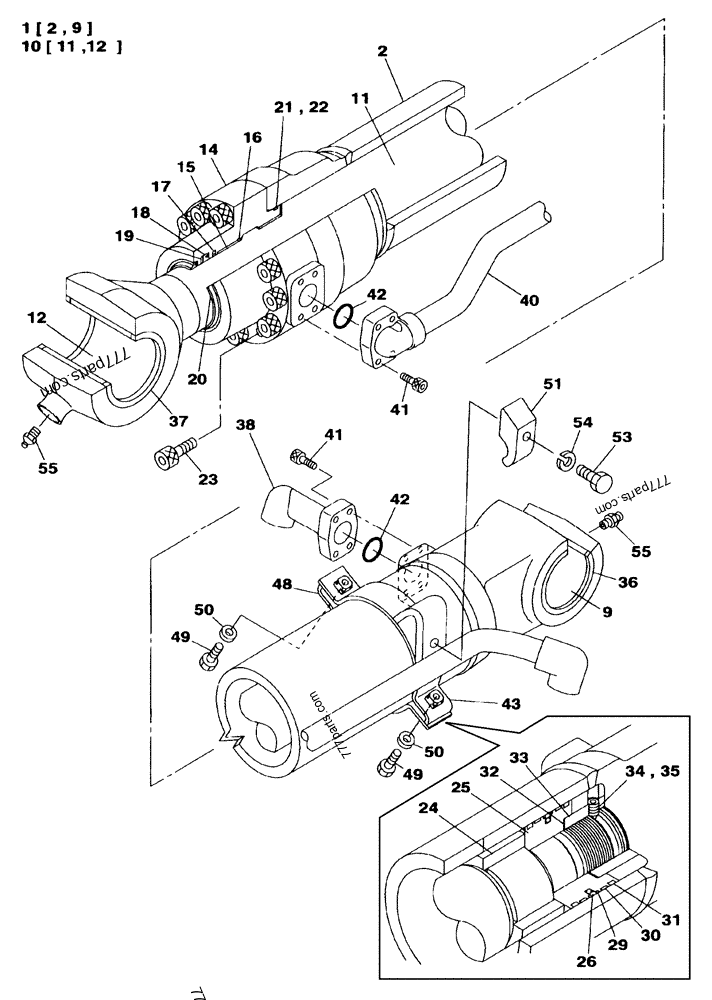 160535A1 BUSHING - Case spare part | 777parts.com