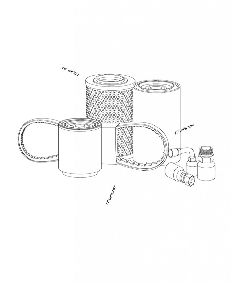XJAU-01190 FUEL FILTER - xjau01190 - Case spare part | 777parts.com