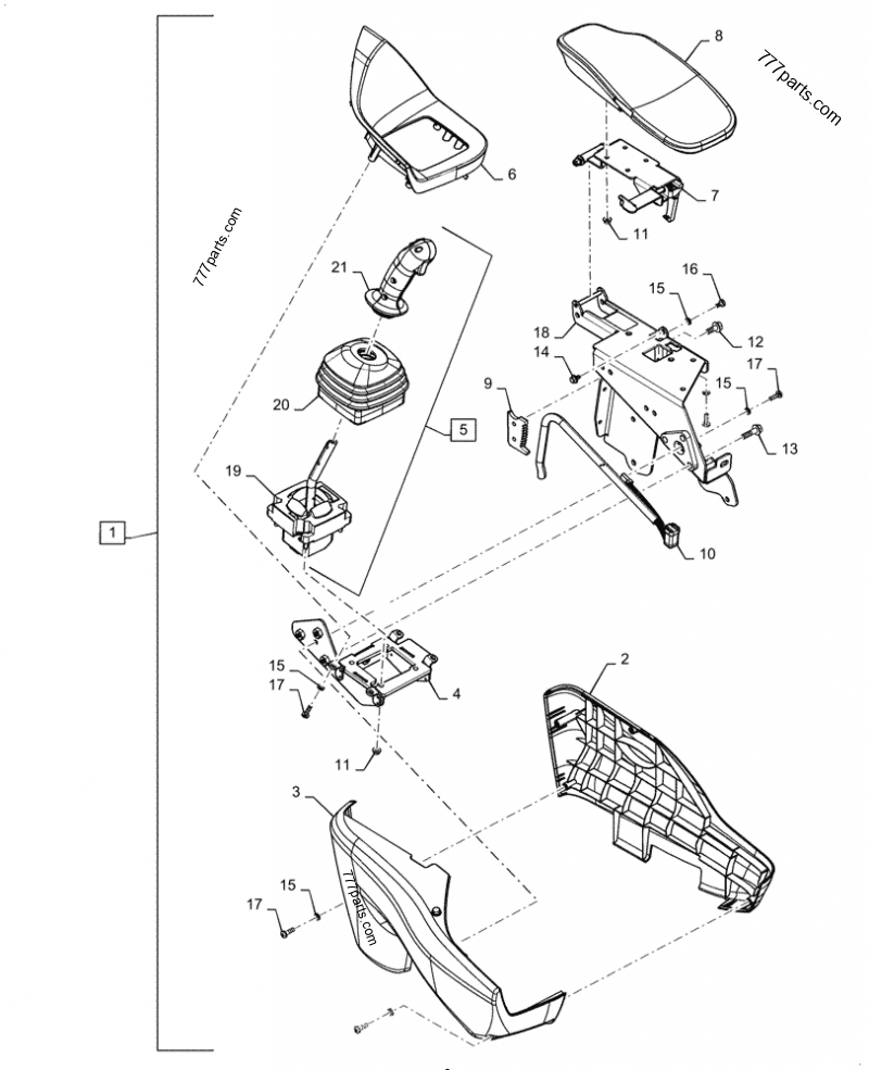 47805243 JOYSTICK - Case spare part | 777parts.com