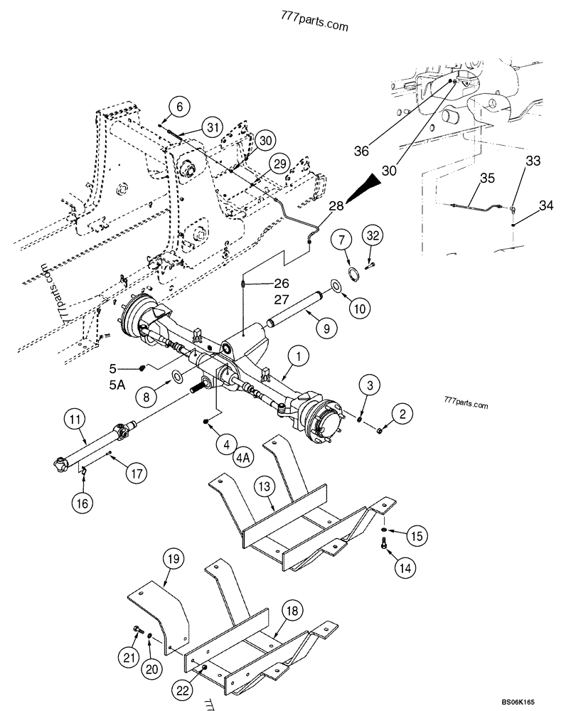 87417387 4WD AXLE ASSY - Case spare part | 777parts.com