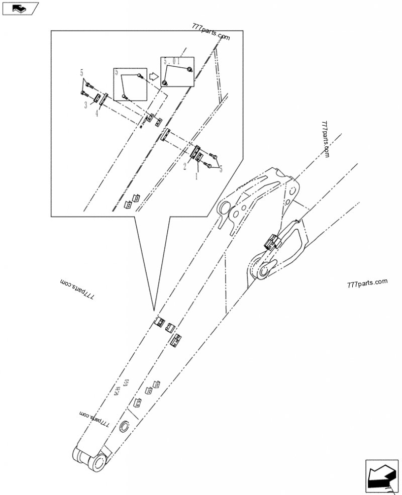 1213474 HOSE - Case spare part | 777parts.com