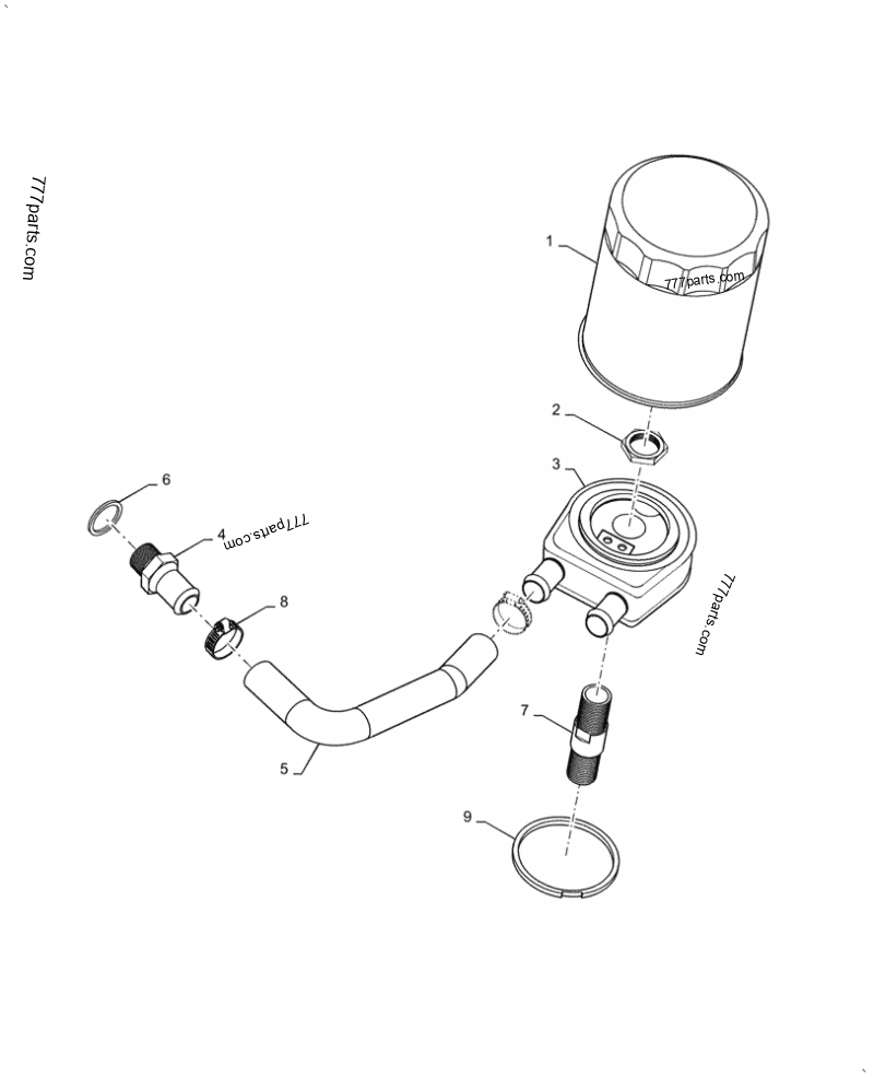 73300483 ENGINE OIL FILTER - Case spare part | 777parts.com
