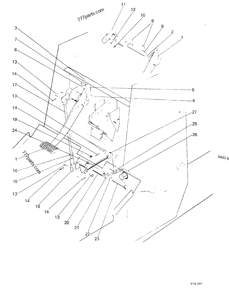 D72404 SPRING - Case spare part | 777parts.com