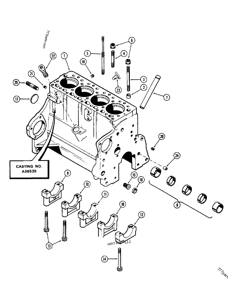 A36902 STUD - Case spare part | 777parts.com