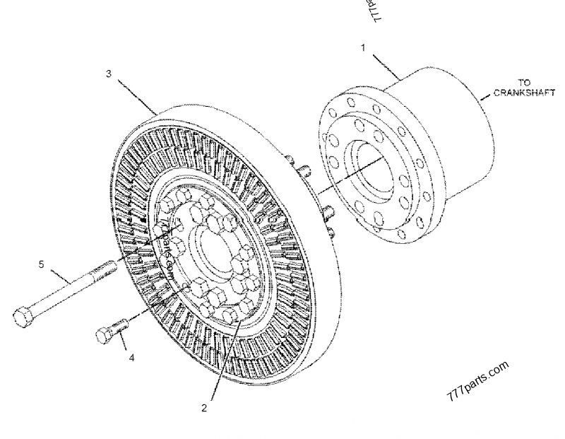 6N6037 ADAPTER-DAMPER - Caterpillar spare part | 777parts.com