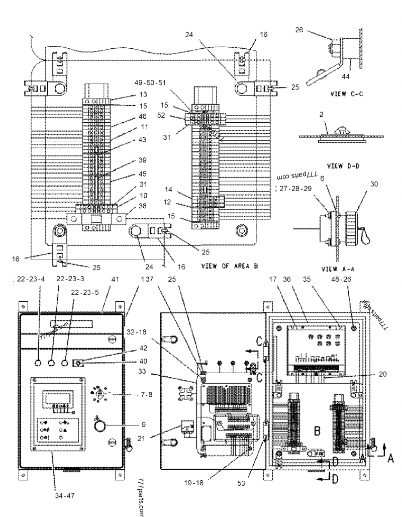1188177 HARNESS AS-PANEL - Caterpillar spare part | 777parts.com