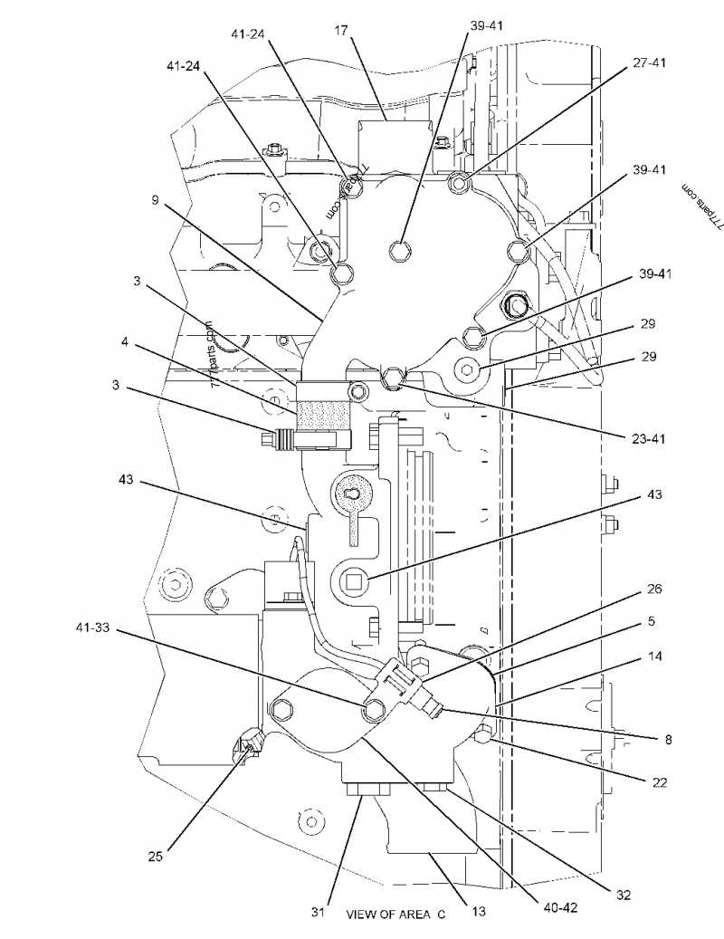 7C0307 GASKET - Caterpillar spare part | 777parts.com