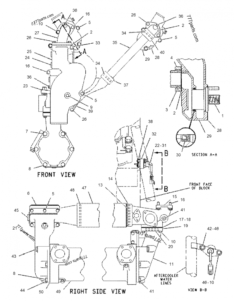 7C0307 GASKET - Caterpillar spare part | 777parts.com
