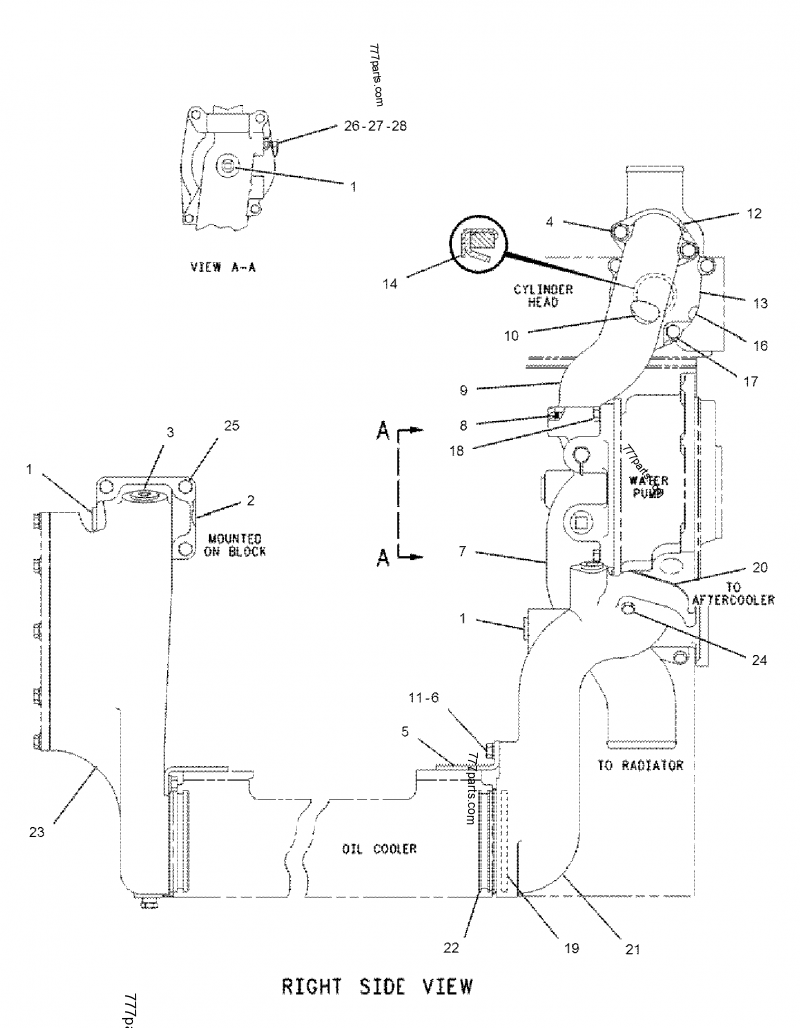 7C0307 GASKET - Caterpillar spare part | 777parts.com