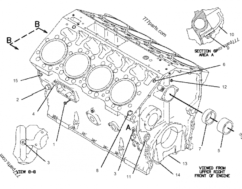 7E6479 BOLT-SPECIAL - Caterpillar spare part | 777parts.com