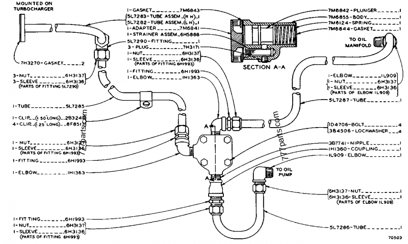7M6855 BODY - Caterpillar spare part | 777parts.com