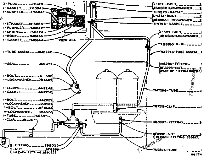 7M6855 BODY - Caterpillar spare part | 777parts.com