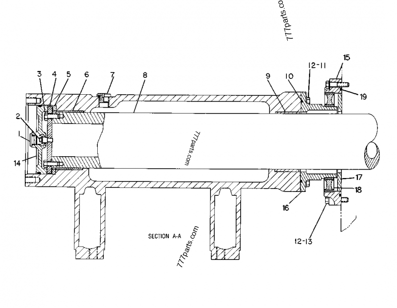 7T5190 SHAFT-PIVOT - Caterpillar запчасть для спецтехники | 777parts.com