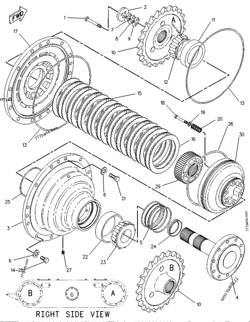 8D8795 SEAL-D-RING - Caterpillar spare part | 777parts.com