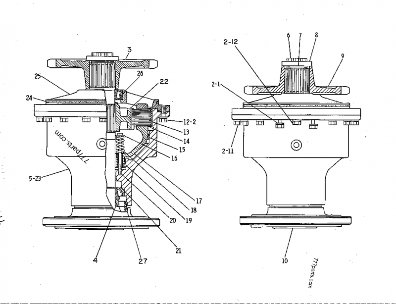 8D8795 SEAL-D-RING - Caterpillar spare part | 777parts.com