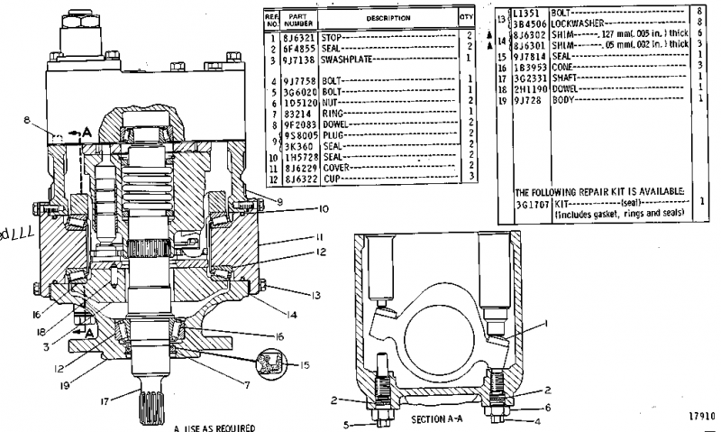 8J6229 COVER-TRUNNION - Caterpillar spare part | 777parts.com